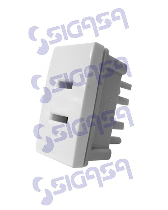 Contacto siena 6048-3 blanco sencillo (ah) - Sigasa — SIGASA