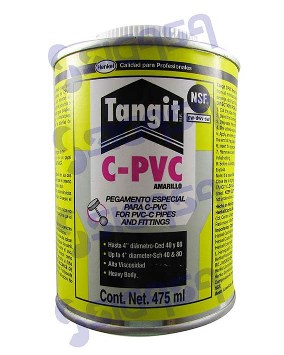 Tangit cpvc amarillo 475 ml. - Sigasa — SIGASA