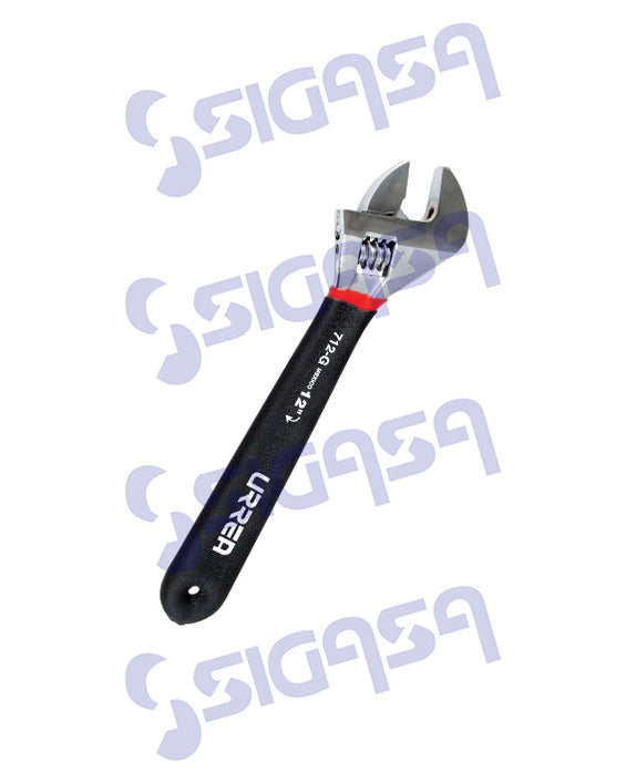Llave urrea 708g perica 8" ergonomica - Sigasa — SIGASA