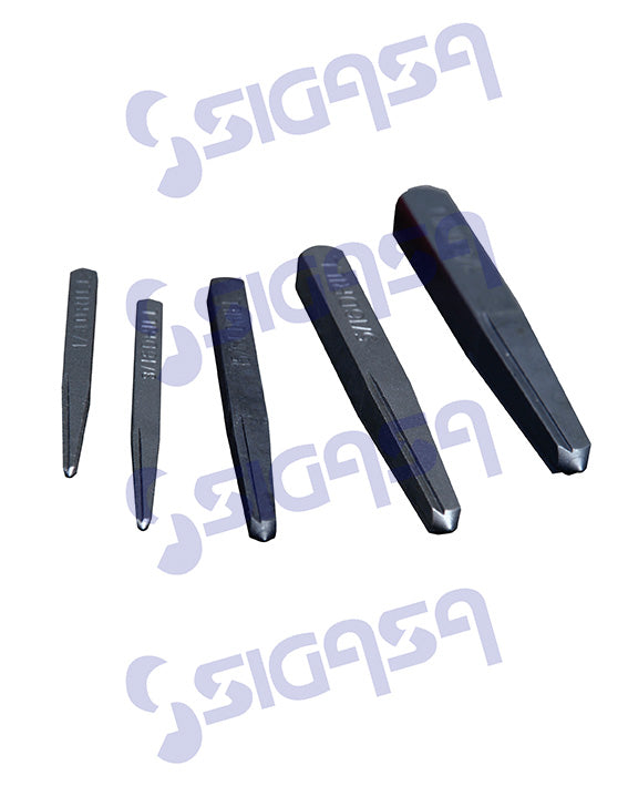 JGO URREA 9500A (SP1) 5PZA EXTRACTOR RECTO P/TUBO — SIGASA