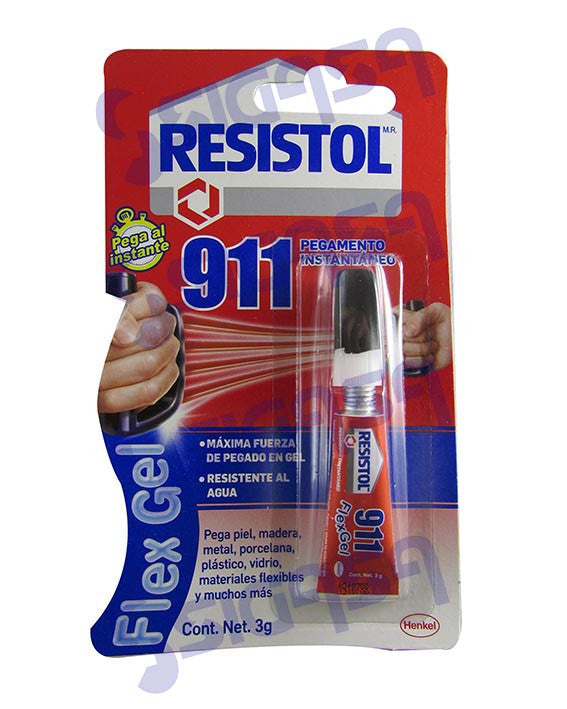 Resistol 911 flexgel 3 grs. - Sigasa — SIGASA