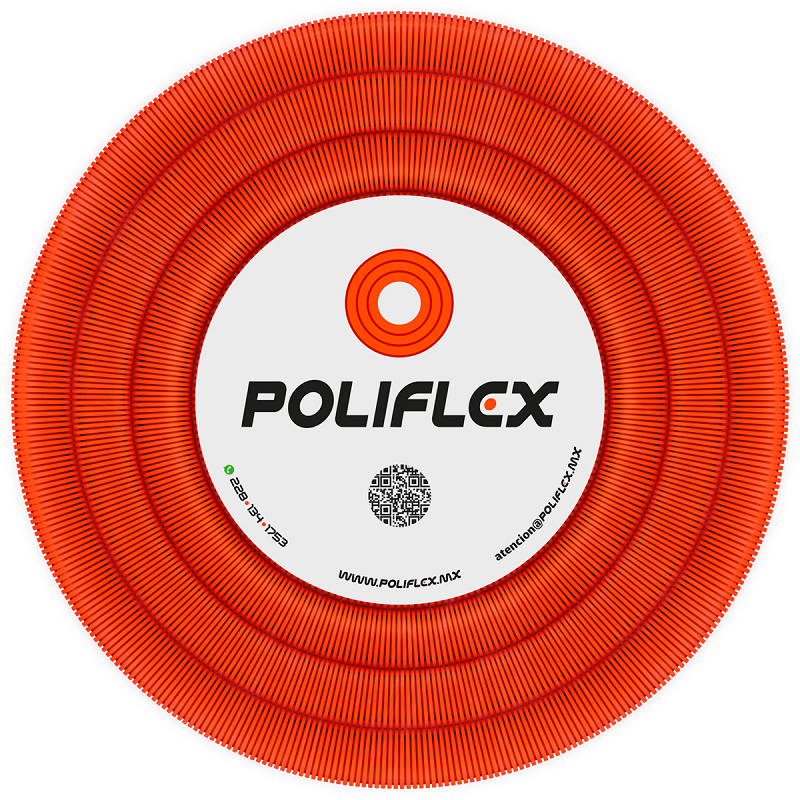 Poliflex original naranja 1" x 50 mts con guia - Sigasa — SIGASA