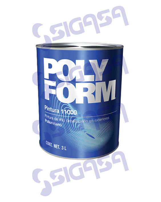 BARNIZ 11000 MATE 3 lts POLYFORM — SIGASA