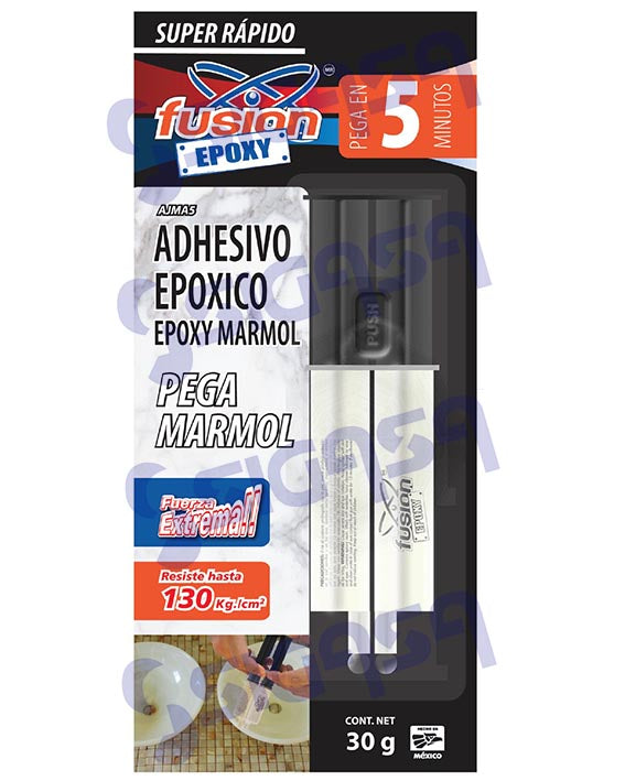PLASTIACERO FUSION AJMA5 MARMOL JERINGA 5 MIN 30gms (SP36) — SIGASA